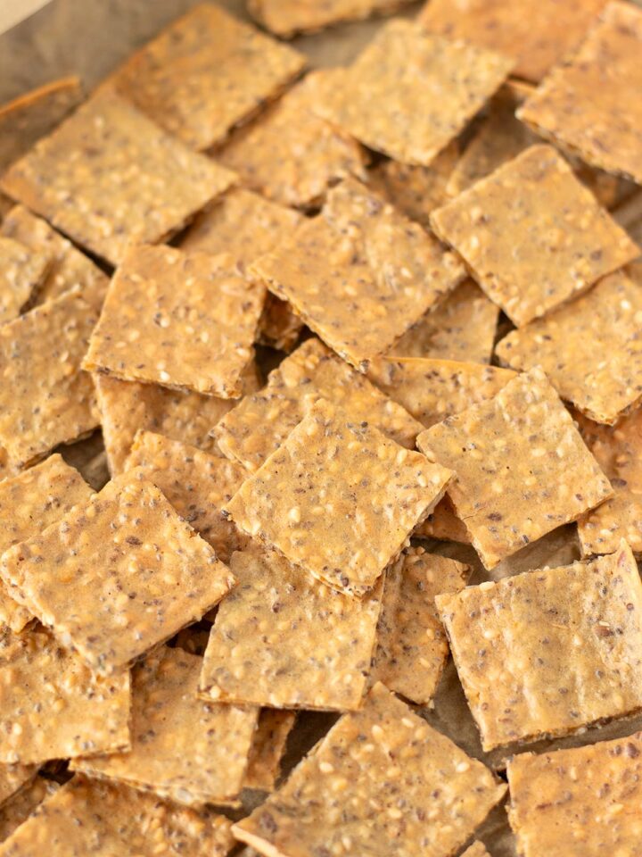 Crispy Red Lentil Crackers (Vegan & Gluten-Free)